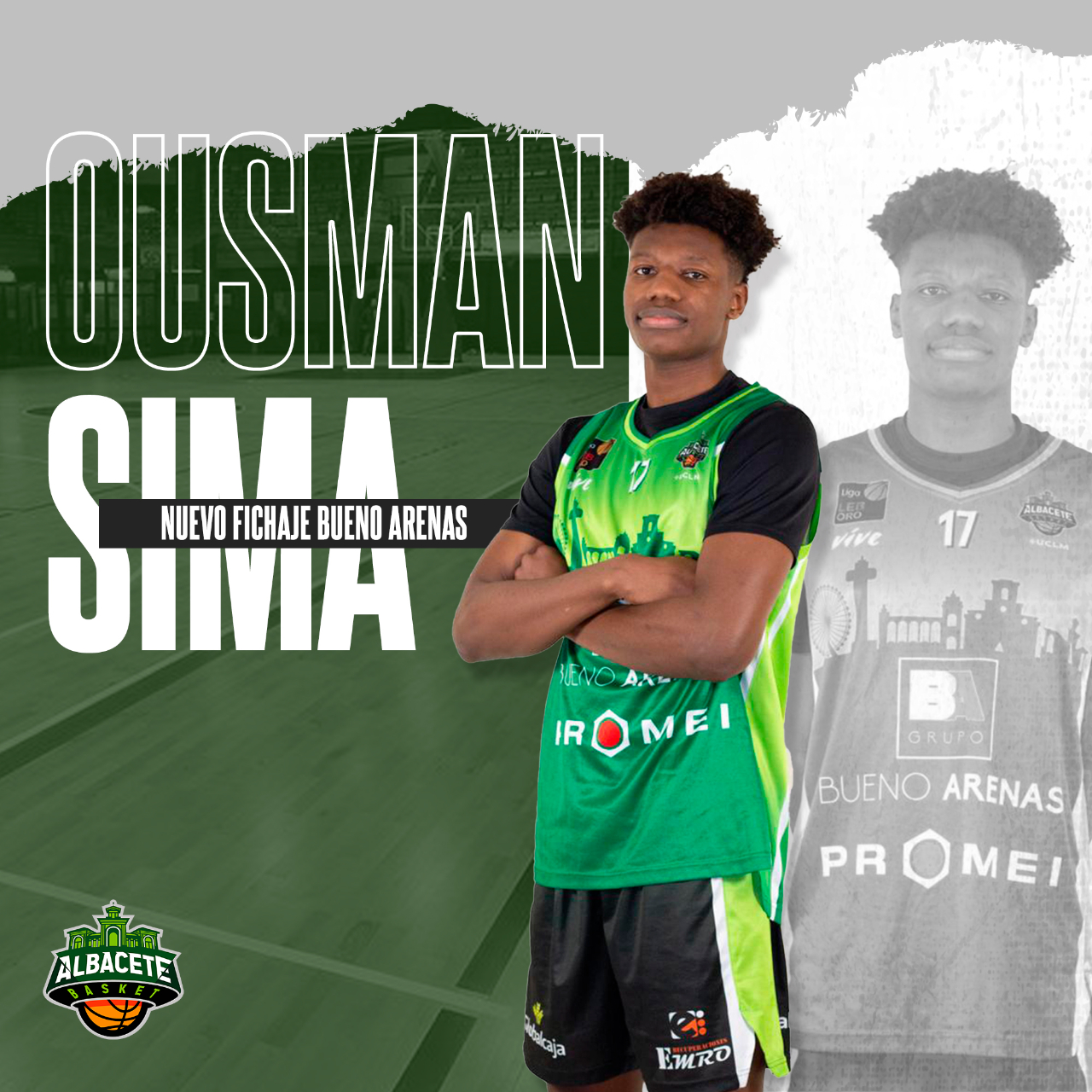 Ousman Sima se incorpora a la primera plantilla del Albacete Basket ...