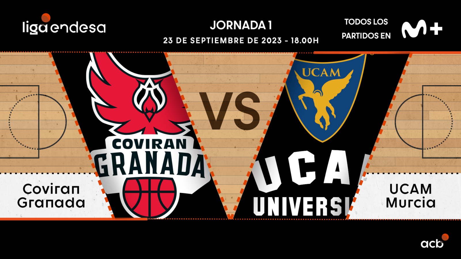 Así queda el calendario ACB 2023/24 para el UCAM Murcia – Basket Pasion ...