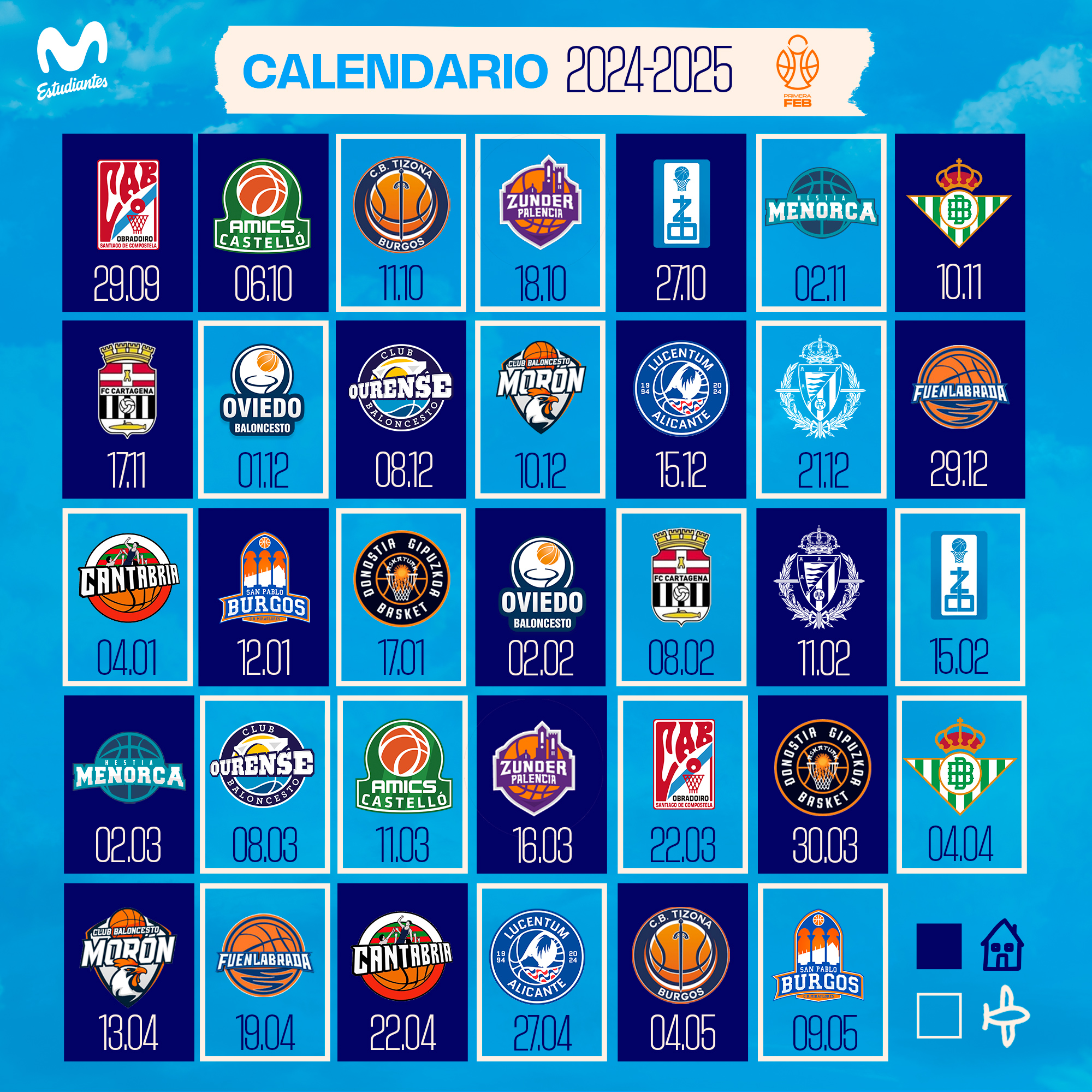 Calendario confirmado con un estreno por todo lo alto – Basket Pasion ...